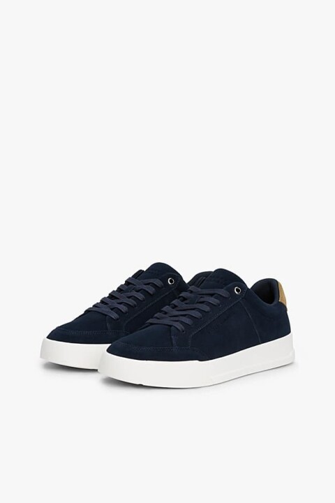 Erkek Court Summer Suede Sneaker - Lacivert Yeni Tommy Hilfiger
