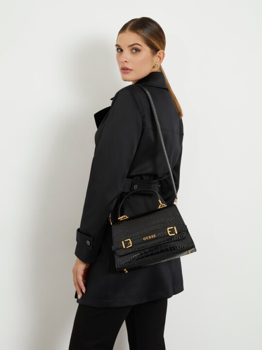 Kadın Sestri El Çantası-Siyah Omuz Çantası GUESS İLKBAHAR/YAZ 24